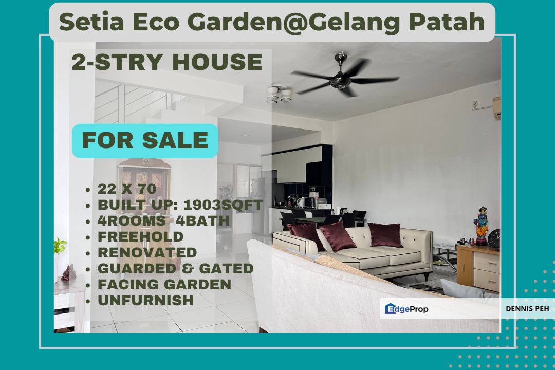 Setia Eco Garden@Gelang Patah 2-stry House For Sale (Facing Garden) for Sale @RM620,000 By ...