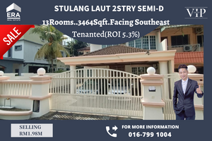 Stulang Laut 2stry Semi-D Renovated House For Sale( Facing Southeast ...