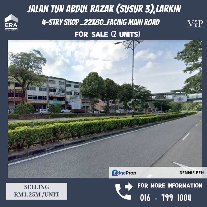 Jln Tun Abdul Razak(Susur 3) 4stry Shop For Sale (Facing Main Road ,2 ...