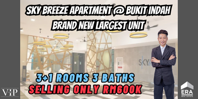 Sky Breeze Bukit Indah Largest Type for Sale @RM600,000 By DENNIS PEH ...
