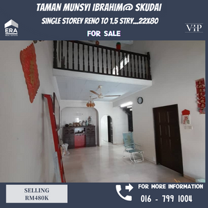 Tmn Munsyi Ibrahim@Skudai 1-stry Renovated House For Sale for Sale ...