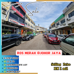 Ros Merah,Johor Jaya 3-stry Shop For Sale for Sale @RM1,000,000 By ...