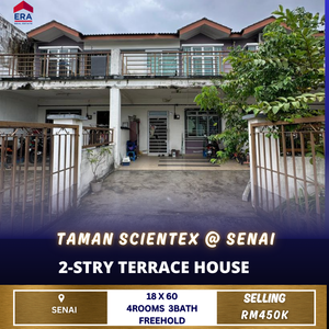 Taman Scientex,Senai 2-stry Terrace House For Sale for Sale @RM450,000 ...