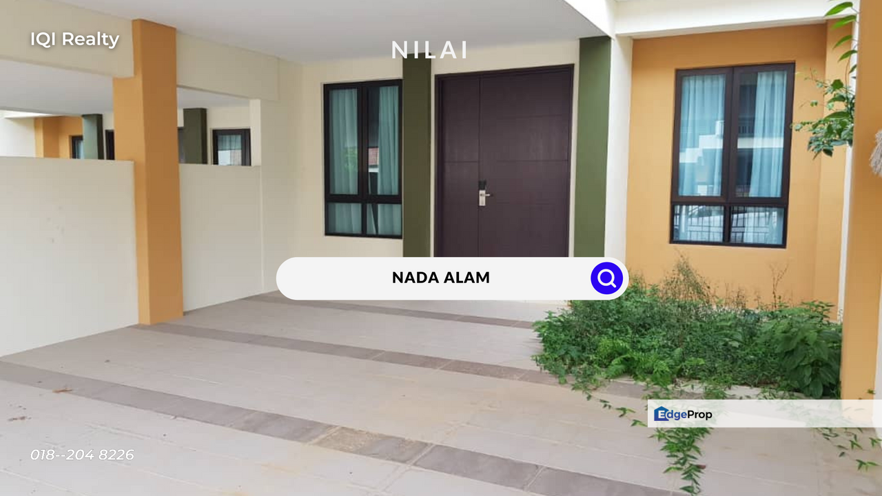 Partial Furnished New Double Storey for SALE at Nada Alam @ Nilai for ...