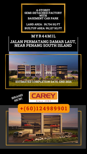 MSCity 4-storey factory, Permatang Damar Laut for Sale @RM44,000,000 By ...