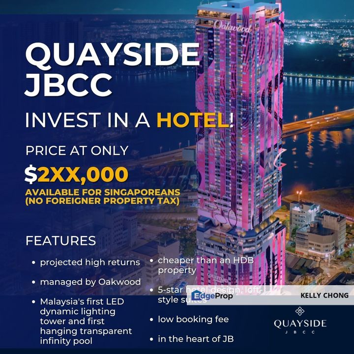 Quayside JBCC hotel suite for investment walking to CIQ and upcoming RTS for Sale @RM670,000 By ...