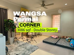 Taman Wangsa Permai-Corner 2 sty Fully extended, fully renovated for ...