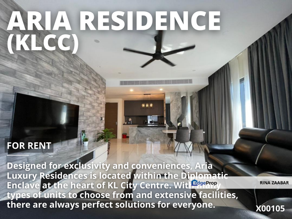 Aria Residence KLCC - For Rent for Rental @RM9,500 By RINA ZAABAR ...