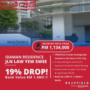 Idaman Residence (Below market value), KLCC For Sale for Sale @RM1 ...