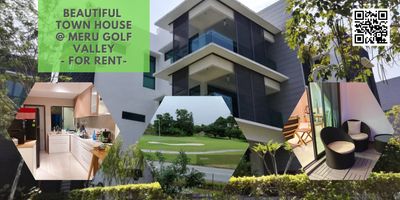Beautiful Town House @ Meru Valley Golf Resort for Rental @RM2,300 By ...