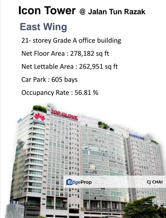 The Icon Klcc Grade A Office Whole Block Building for Sale @RM300,000 ...