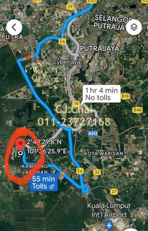 Industrial Zoning Land Olak Lempit Banting for Sale @RM14,700,000 By CJ ...