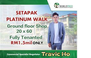 Ground floor shop for sale Platinum Walk , Setapak Wangsa Maju Genting ...