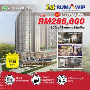 1st RUMAWIP with Shopping Mall (KL Setapak) for Sale @RM286,000 By ...