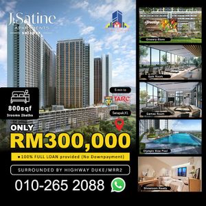 J Satine Setapak | 800sf | Completed 2025 for Sale @RM300,000 By CASEY ...