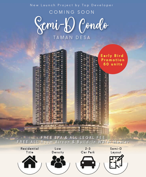 New Semi D Condo | Phase 2 | Low Density by Maxim Development for Sale @RM750,000 By CASEY LOW ...