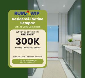 J Satine Setapak | 3 rooms | Completed 2025 for Sale @RM300,000 By ...