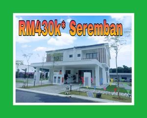 CORNER [ 20x96 Murah ] 2-Storey House seremban 3, UITM, Rasah, Rasah ...