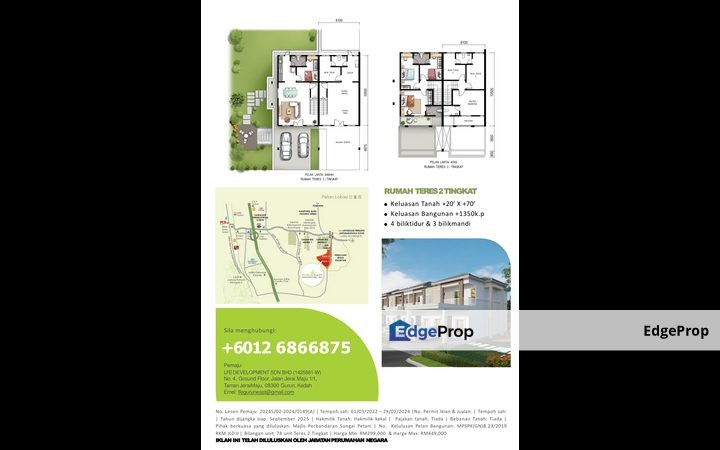 Taman Residensi Mesra - Terrace House for Sale - Kedah