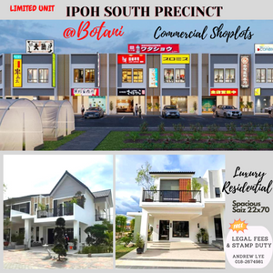 BOTANI @ IPOH SOUTH PRECINCT COMMERCIAL SHOPLOT DOUBLE STOREY FOR SALE ...