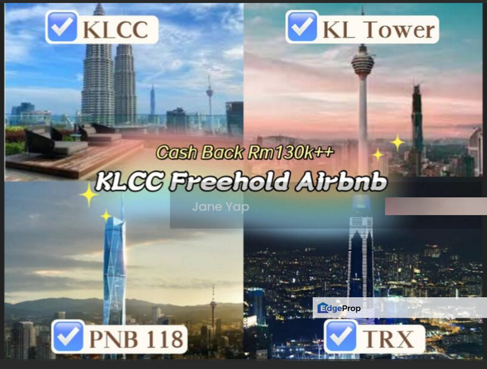 [FREEHOLD KLCC ] Capital gain 10% + Return 6% Fully furnished ...