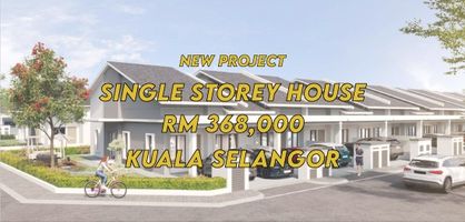 New Project Kuala Selangor Single Storey House with 8 Acres Lake Park ...
