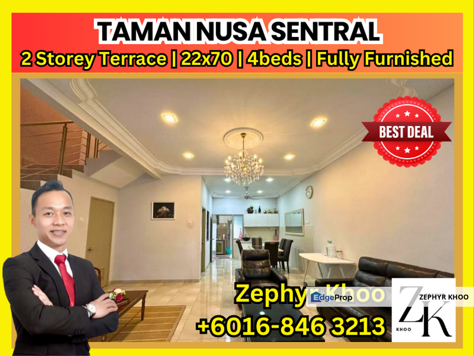 Taman Nusa Sentral Near Horizon Hills Double Storey Terrace House For ...