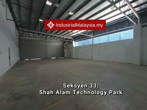 Semi Detached Factory at Seksyen 33 Shah Alam Technology Park for Sale ...