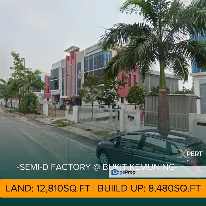 Semi D Factory Bukit Kemuning Industrial Park Kota Kemuning for Rental ...