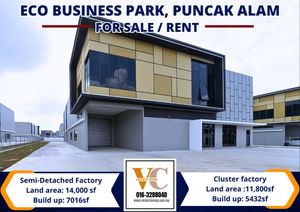 Brand New Semi-D Factory & Cluster Factory for Rental @RM23,000 By ...