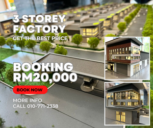 BRAND NEW FREEHOLD Semi-D Factory - ONLY RM20K BOOKING for Sale @RM5 ...