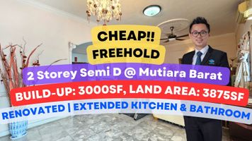 C H E A P 2 Storey Semi D @ Mutiara Barat with renovated condition for ...
