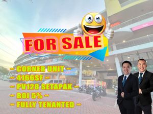 3 storey corner lot shoplot @ PV 128 Setapak. Jalan Genting Klang ...